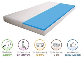 proPOSTELE® Dětská matrace BABY VISCO 70 x 140 cm