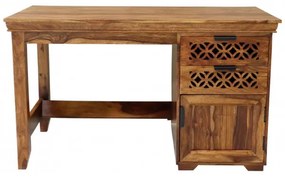Indický nábytek - Psací stůl Mira 130x76x70  z indického masivu palisandr Natural
