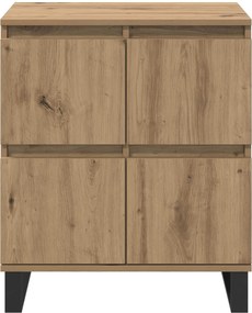 Servírovací skříň 3 ks Artisanový dub 60 x 35 x 70 cm 3394576