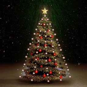vidaXL Světelná síť na vánoční stromek 180 ch LED diod 180 cm [328872] Barva: Teplá bílá