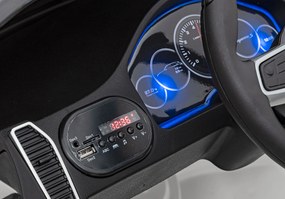 Ramiz Elektrické autíčko Porsche Cayenne S na baterie pro děti bílý lak SUV + dálkové ovládání