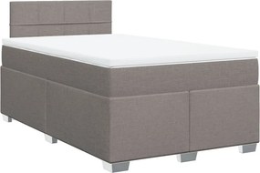 Box spring postel s matrací taupe 120x200 cm textil 3288159
