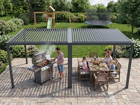 LANIT PLAST, s.r.o. hliníková bioklimatická pergola LANITPLAST PREMIUM 8x3 m LG4960