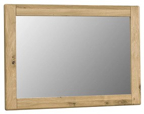 Zrcadlo v dřevěným rámu zdubu Marsala