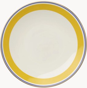 Sada snídaňových talířů z kostního porcelánu Capri, 6 dílů