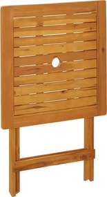 vidaXL Skládací zahradní stolek 60 x 60 x 75 cm masivní akáciové dřevo [313595]