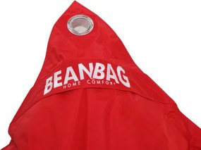 BeanBag Sedací pytel 189x140 comfort s popruhy scarlet rose