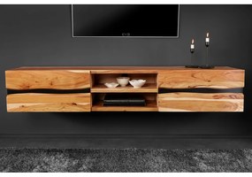 Massive home | Závěsný televizní stolek Amazonas 160cm masiv akácie