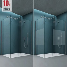 design sprchová zástěna WALK-IN BREMEN - CHROM Double