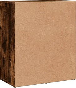Příborníky 2 ks kouřový dub 60 x 31 x 70 cm kompozitní dřevo 3276564
