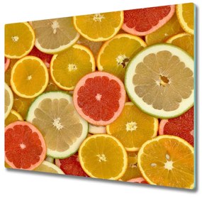 Skleněná krájecí deska Citrusové ovoce