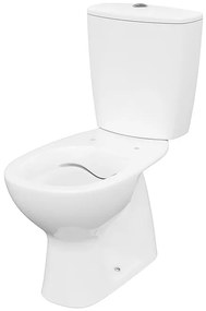 Cersanit ARTECO - WC kombi + antibakteriální sedátko s funkcí pomalého zavírání, vertikální odpad, K667-074