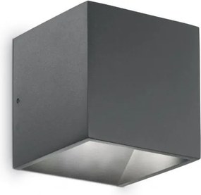 ILUX 149738 LED Venkovní nástěnné svítidlo Ideal Lux Rubik AP1 antracite 149738 antracitové 4000K - IDEALLUX