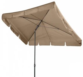 Naklápěcí slunečník Doppler SUNLINE WATERPROOF 260 x 150 cm- hnědý