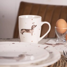 Porcelánový hrnek s jezevčíkem Dachshund Love – 300 ml