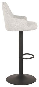 LABEL51 barová židle FENDER bílé bouclé CM-55.019