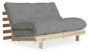 sofa ROOT by Karup - 140*200 cm raw (bezbarvé) + futon grey 746