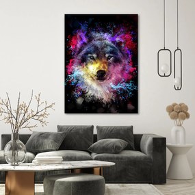 Gario Obraz na plátně Barevný vlk - Dmitry Belov Rozměry: 40 x 60 cm