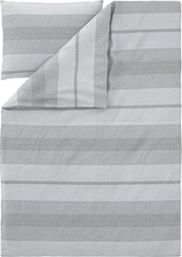 Livarno® Ložní povlečení Renforcé, 140 x 200 cm, 70 x 90 cm (bílá/šedá)