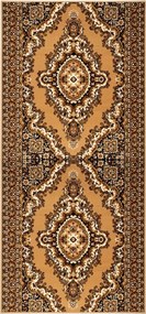 Alfa Carpets, Běhoun na míru TEHERAN T-102 beige, šíře 120 cm, béžová, chodba / předsíň