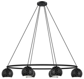 Eglo 98456 - Lustr na lanku CANTALLOPS 6xE14/40W/230V