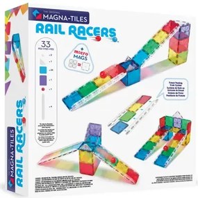 MAGNA-TILES Magnetická stavebnice Rail Racers / 33 dílů / od 3 let
