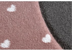 Dětský kusový koberec Plaměňák růžový 80x150cm