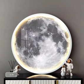 Toolight Moon, LED nástěnné svítidlo 50cm, 35W, 4000K, APP1806-CW, OSW-04352