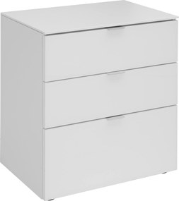 XXXLutz NOČNÍ STOLEK, bílá, 58/62.5/40 cm Moderano - 000531013701
