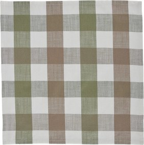 MOUNTAIN LODGE Ubrousek 42 x 42 cm - zelená/hnědá