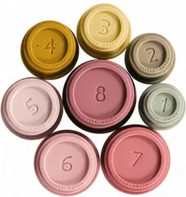 Little Dutch Stohovací kelímky Pink / od 0 měsíců