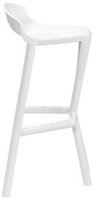 GABER - Barová židle SHIVER - vysoká, bílá
