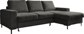 XXXLutz ROHOVÁ SEDAČKA, textil, šedá MID.YOU - Sedací soupravy - 001454002604