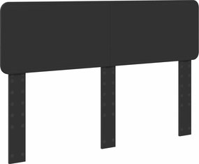 Rám postele s čelo Černá 160 x 200 cm Masivní borové dřevo 3412052