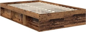 Rám postele Staré dřevo 120 x 190 cm Masivní borové dřevo 3410110