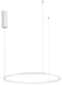 LED lustr Tarquin 60 bílé