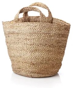 Přírodní jutový koš Basket with Handles 48 cm Novoform