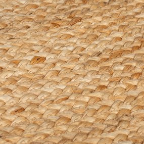 Flair Rugs, Kusový koberec Kahana Black kruh, 180x180 (průměr) kruh, béžová, chodba / předsíň