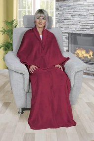 Bellatex Korall televizní pytel 150x180 cm 150x180 cm Víno Bordová