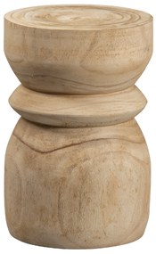 WOOOD Stolička BIKKEL světlá Ø28 cm 377152-NAA