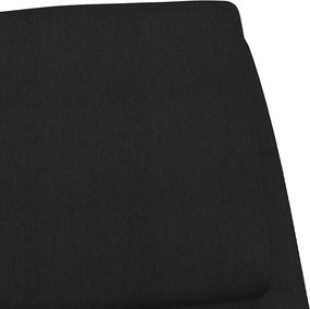 Relaxační židle černá textil 341318