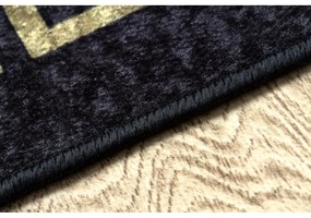 Kusový koberec Asoli černozlatý 160x220cm