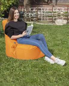 Atelier del Sofa Zahradní sedací vak EVA Sport - Orange, Oranžová