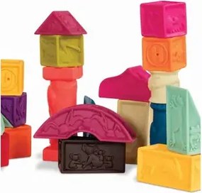 B-Toys Kostky Elemenosqueeze / od 6 měsíců