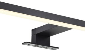 Černé LED svítidlo nad zrcadlo Marlee 9W - Teplá bílá  - Nordlux