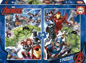 Educa puzzle avengers 2 × 100 dílků