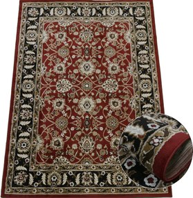 BE Koberec Lotus 9305 RED - červený obdélníkový Rozměr: 40x60 cm