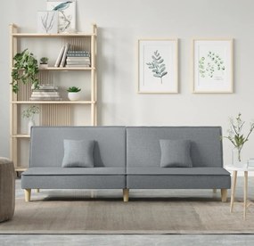 vidaXL Rozkládací pohovka textil [351904] Barva: světle šedá