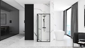 Rea, Sprchový kout Rea Space In Black 80x100, KPL-K0882