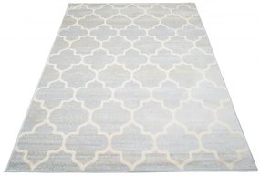 Kusový koberec MIA 4496B světle modrý krémový Rozměr: 140x200 cm